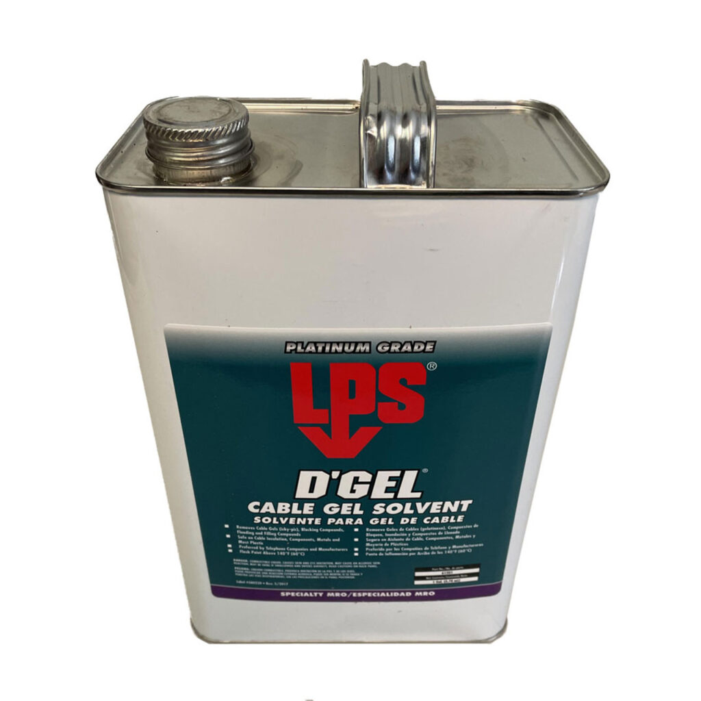 D'Gel Cable Gel Solvent - 1 Gallon Jug - Plugsters
